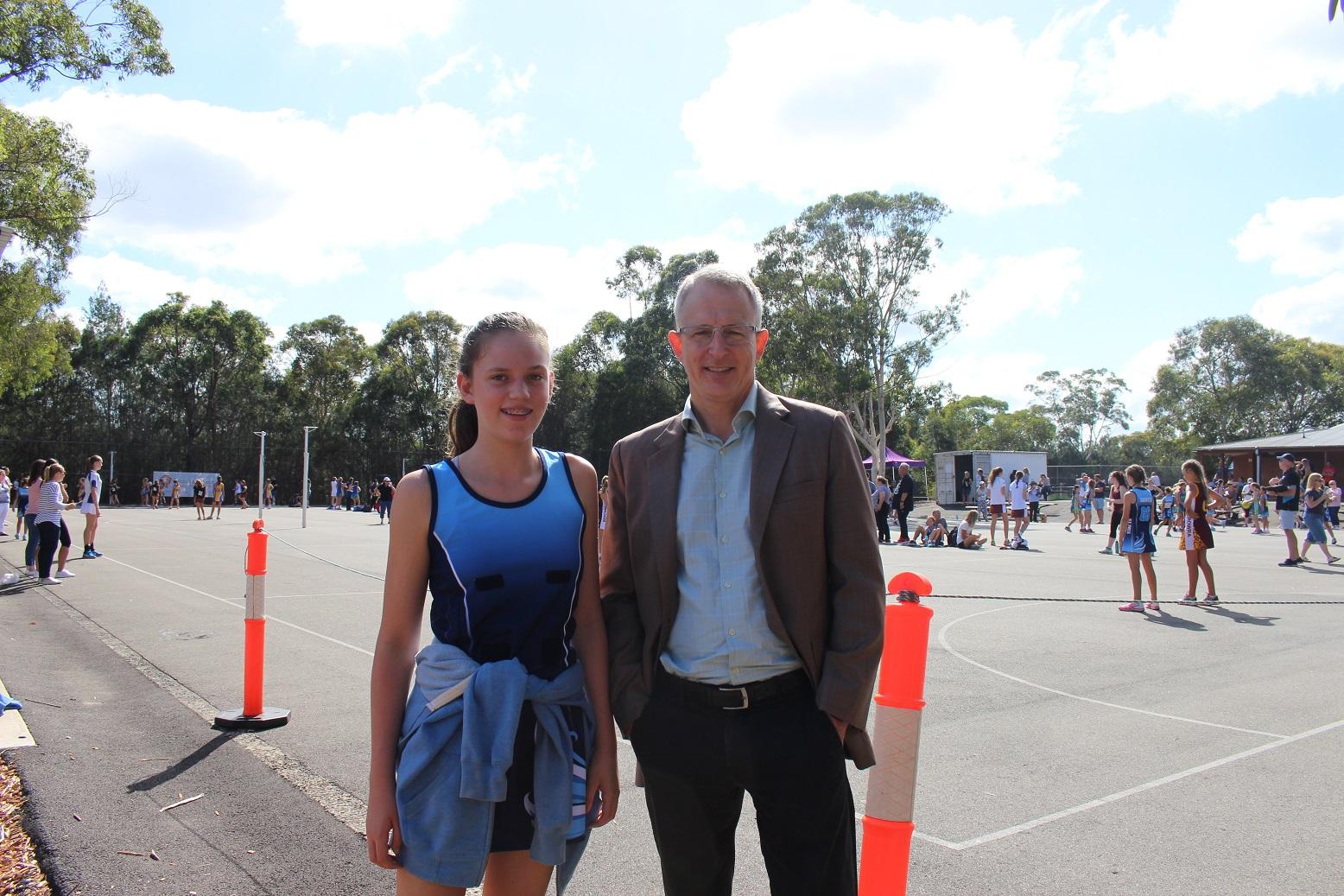 KNA First Netball Game | Paul Fletcher MP, Member for Bradfield