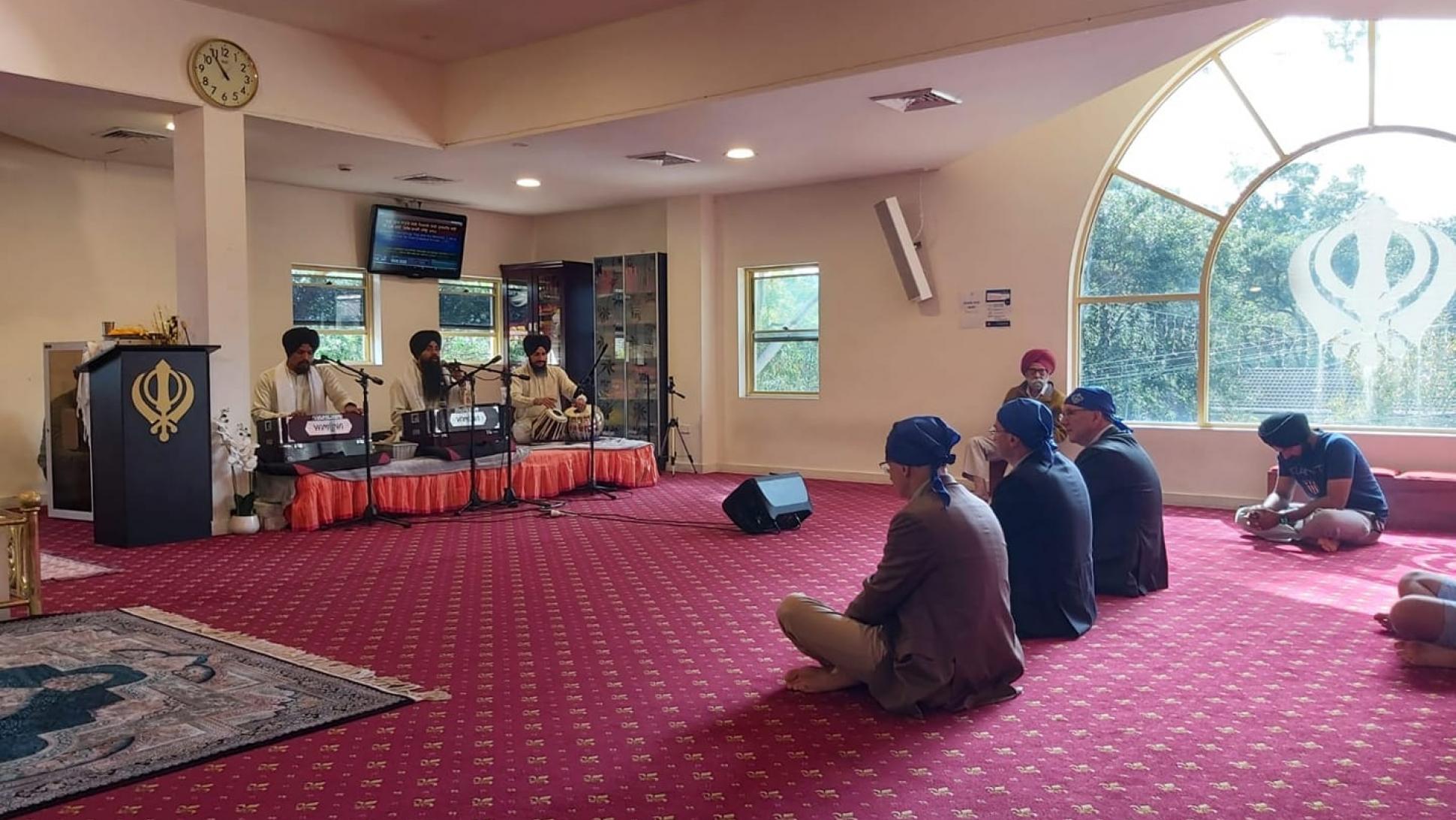 Sikh Temple Interior